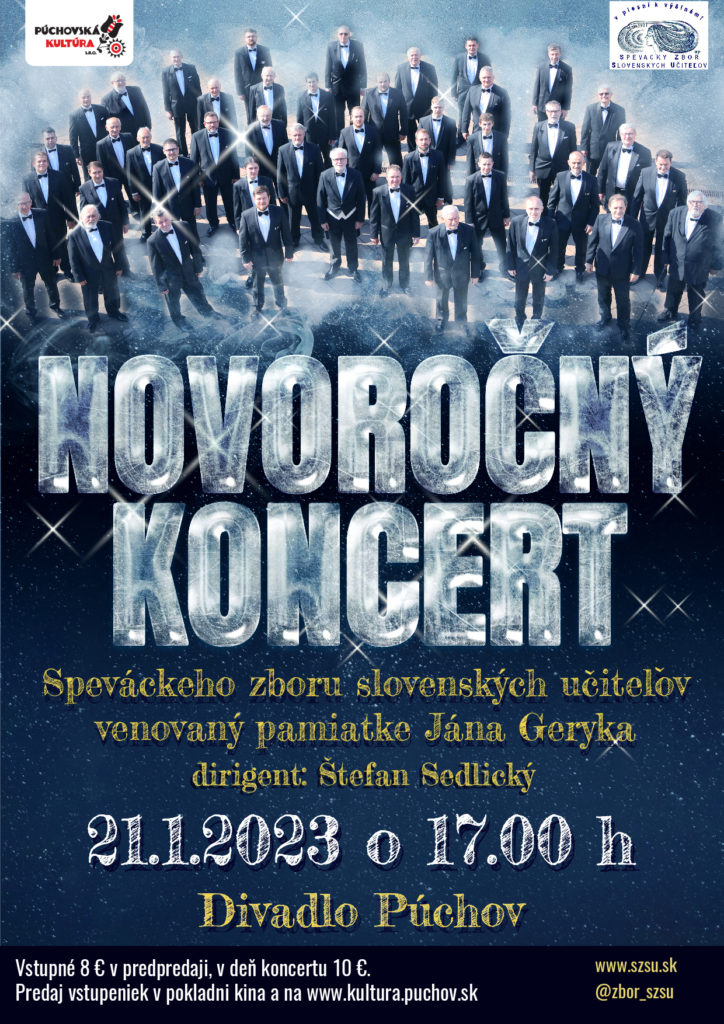 NOVOROČNÝ KONCERT 2023 - Spevácky zbor slovenských učiteľov